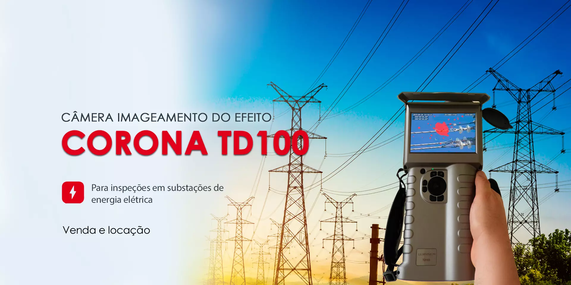 CÂMERA DE CORONA (UVSee TD 100) - HOT TEC
