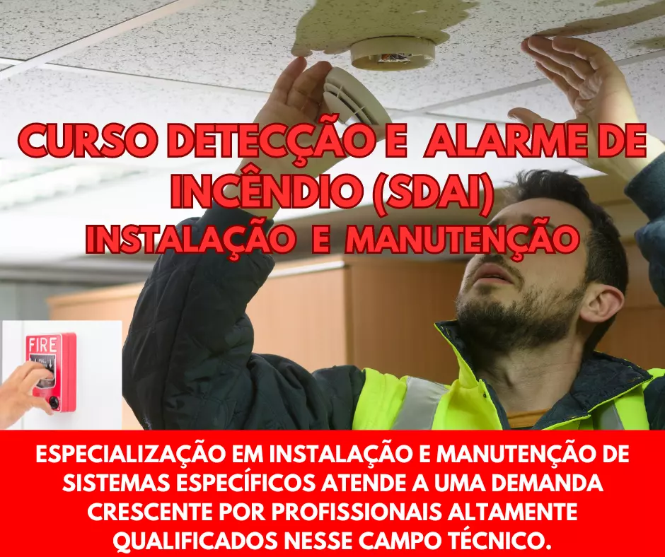 Curso Detecção e Alarme de Incêndio - (SDAI) - Instalação e Manutenção ...