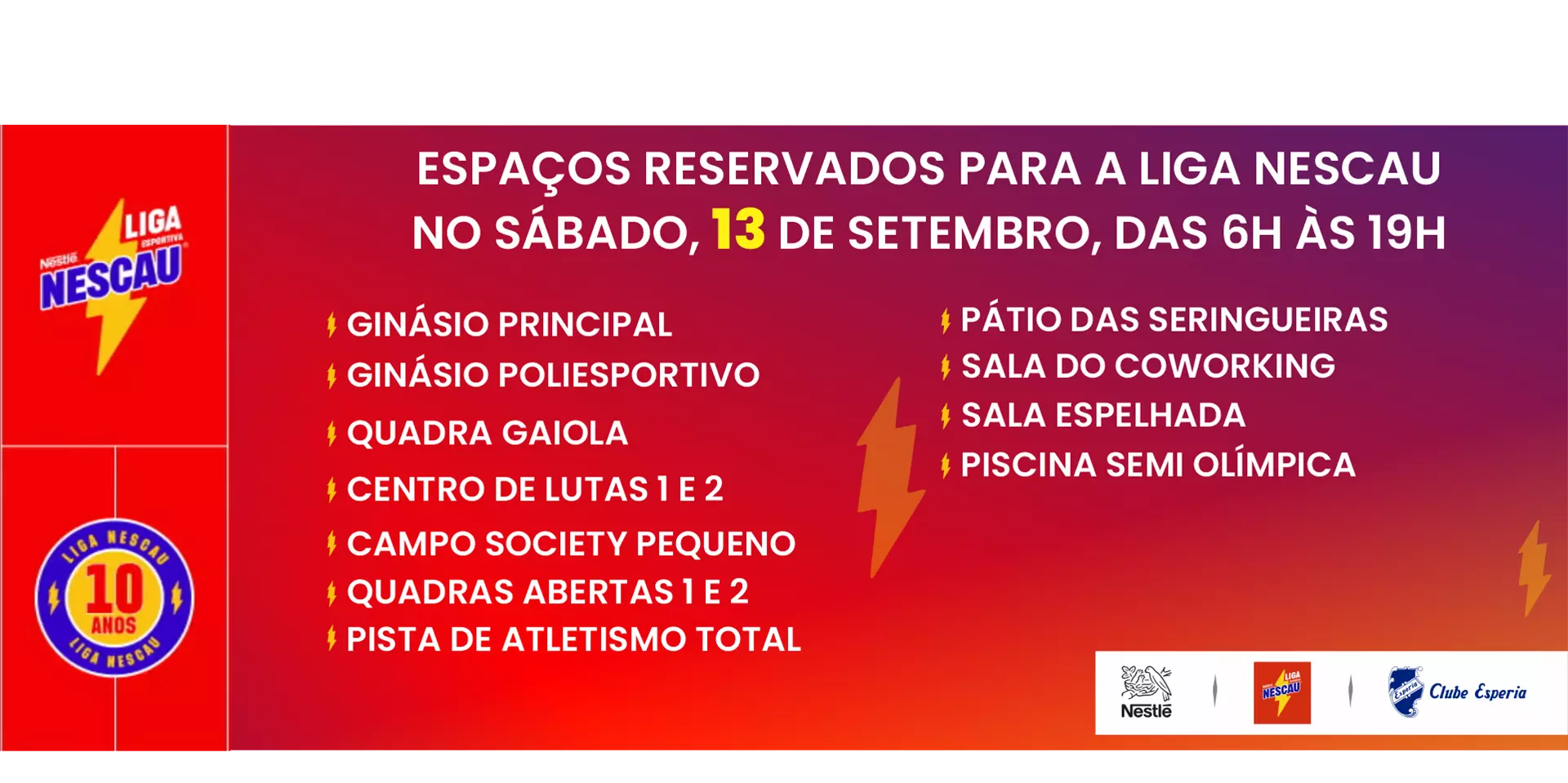 CLUBE ESPERIA | Clube Poliesportivo